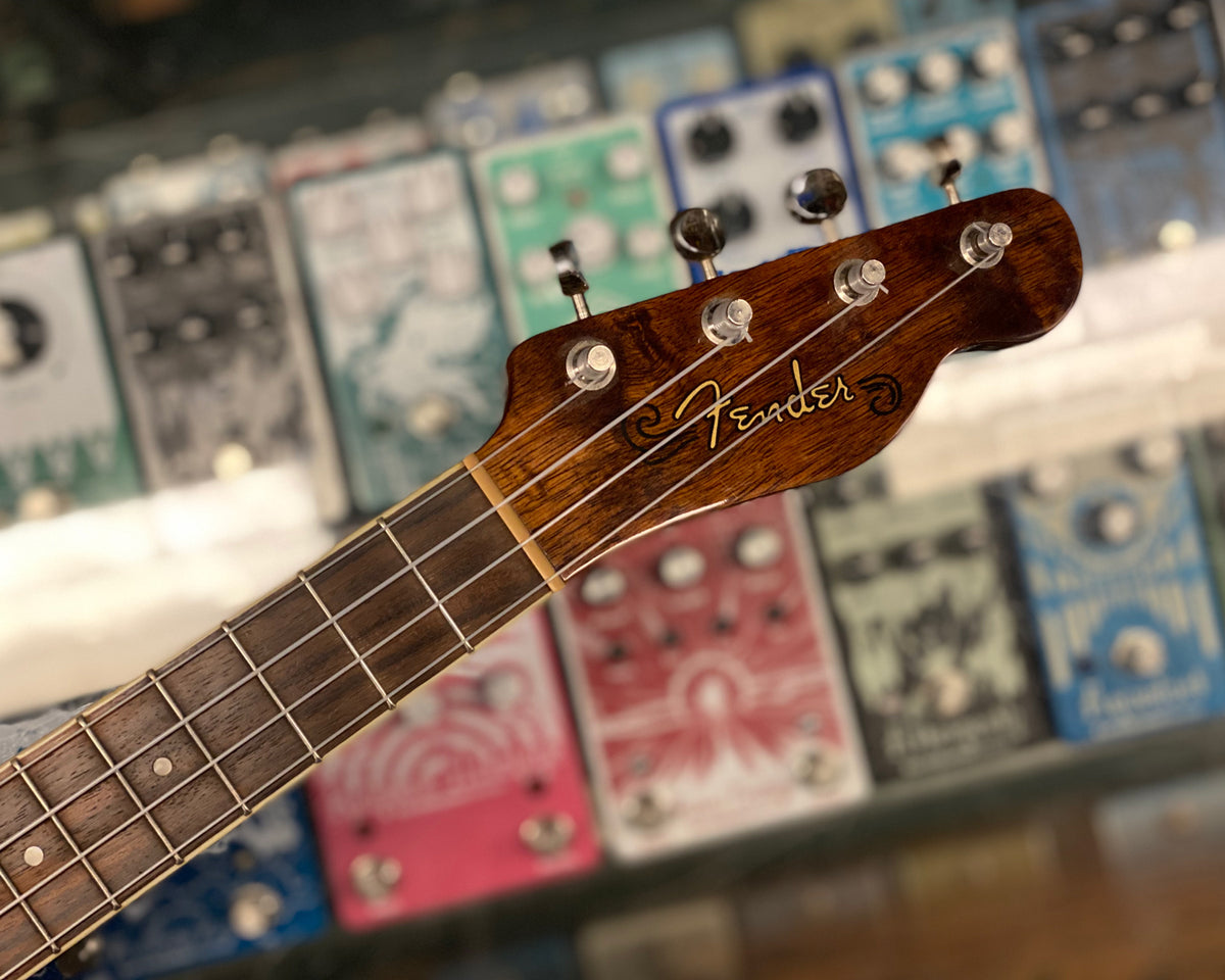 Fender Ukulele Mino'Aka Koa CE w/ Tweed HSC – Found Sound
