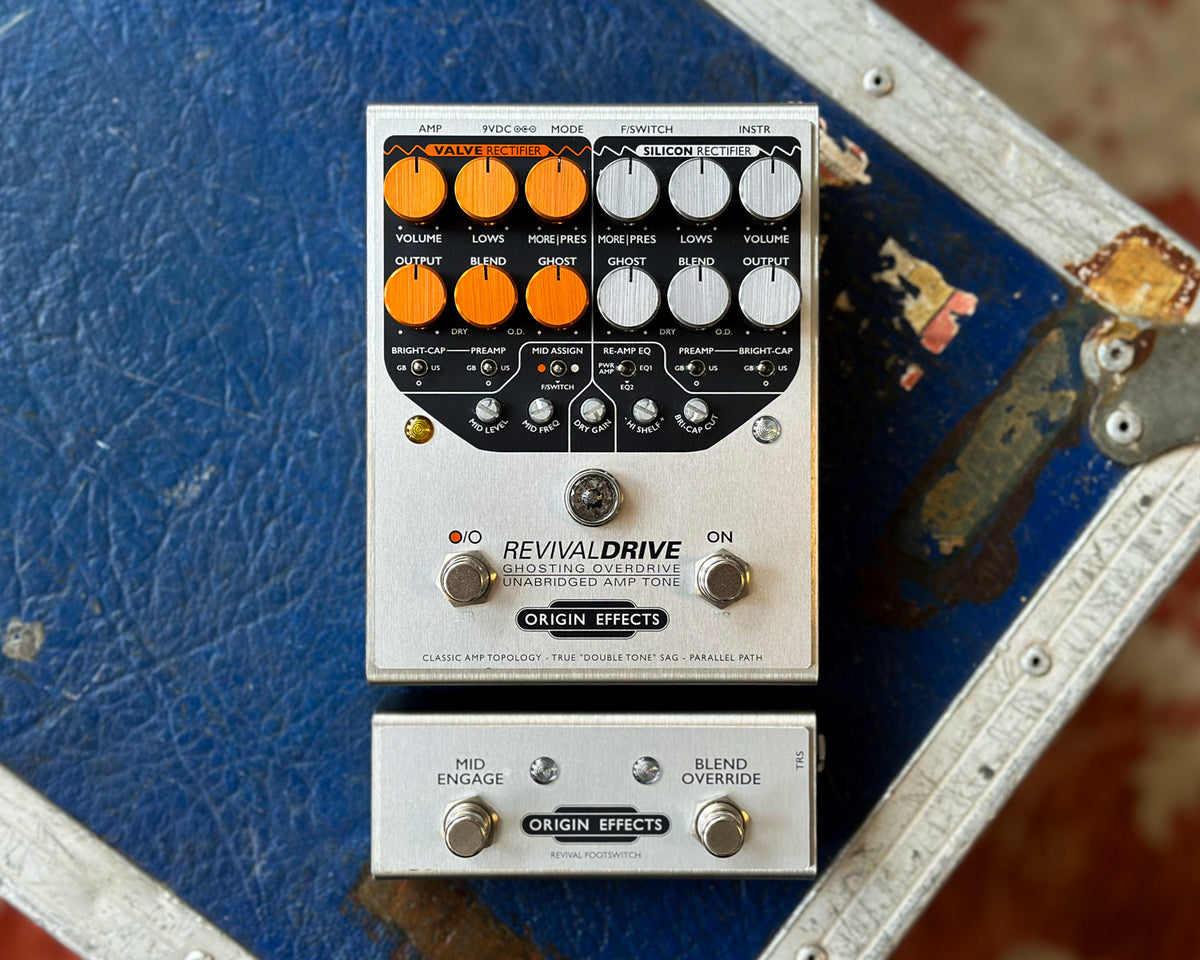 Origin Effects Revival Drive w/ Dual Revival Footswitch – Found Sound