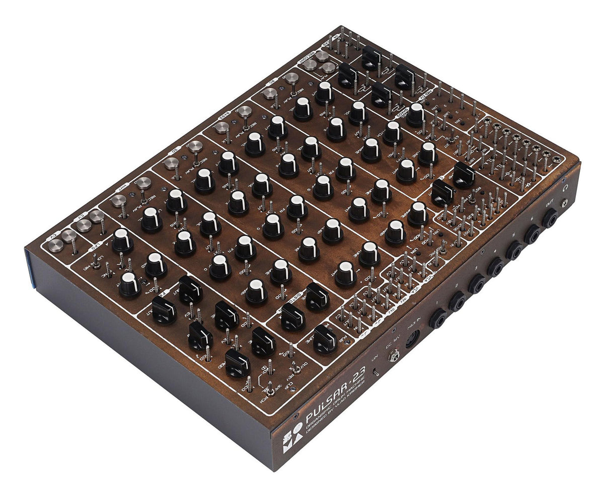 Soma Laboratory Pulsar-23 Screw Semi-Modular Drum Machine - Rusty – Found Sound