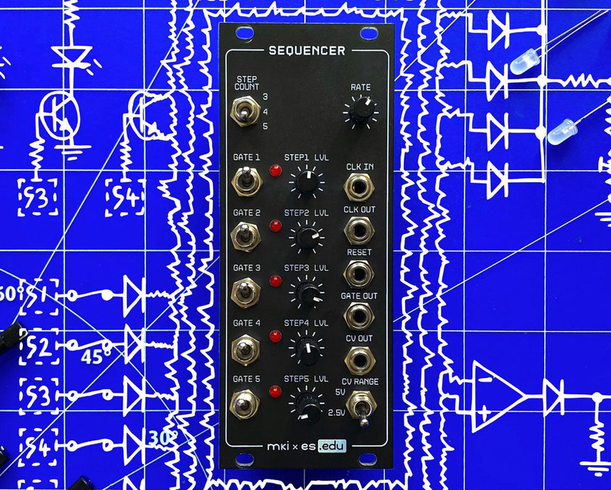 Erica Synths mki x es.EDU EDU DIY Kit Sequencer – Found Sound