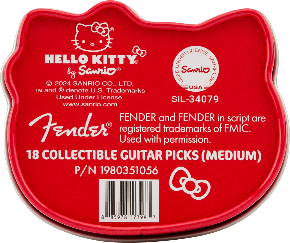 Fender Hello Kitty Pick Tin - 18 Pack – Found Sound