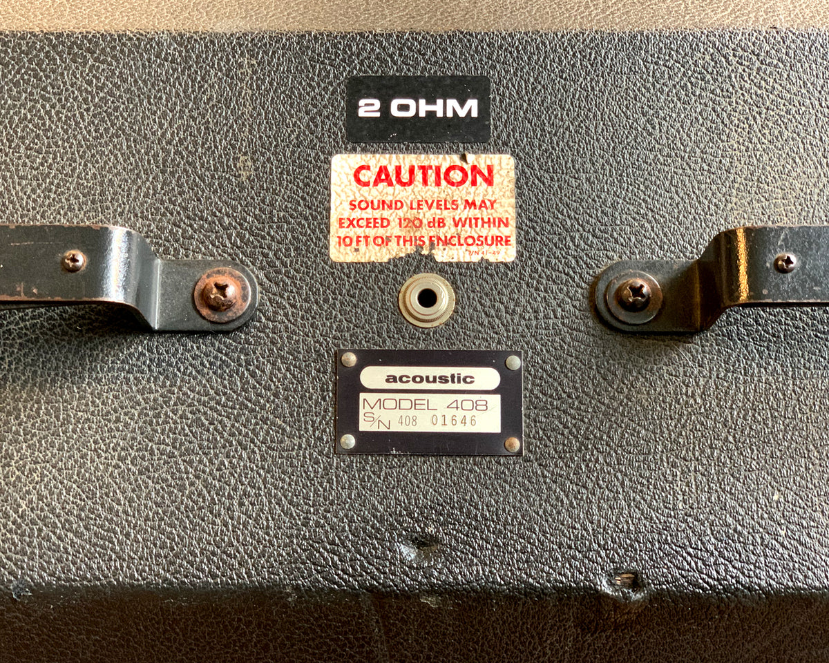 Acoustic Control Corp Model 408 Cabinet 4x15" Cabinet – Found Sound