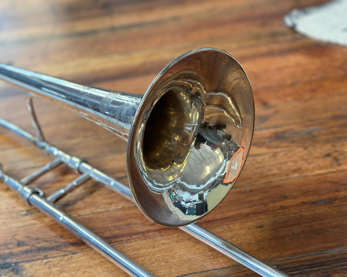 1960s Amati Silver Plated B Slide Trombone B♭ – Found Sound