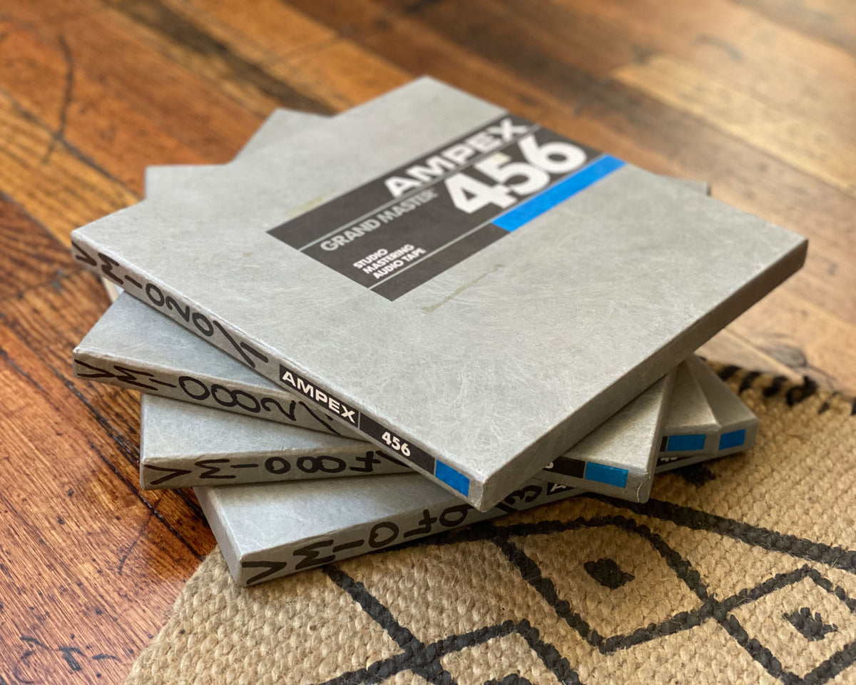 Ampex Grand Master 456 Studio Mastering Audio Tape - 4 Spools – Found Sound
