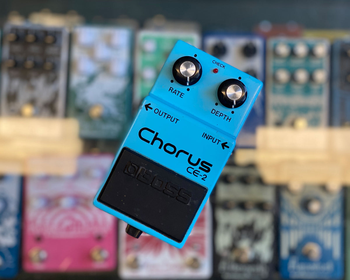 '90 BOSS CE-2 Chorus - Green Label MIT w/ Original Manual – Found Sound