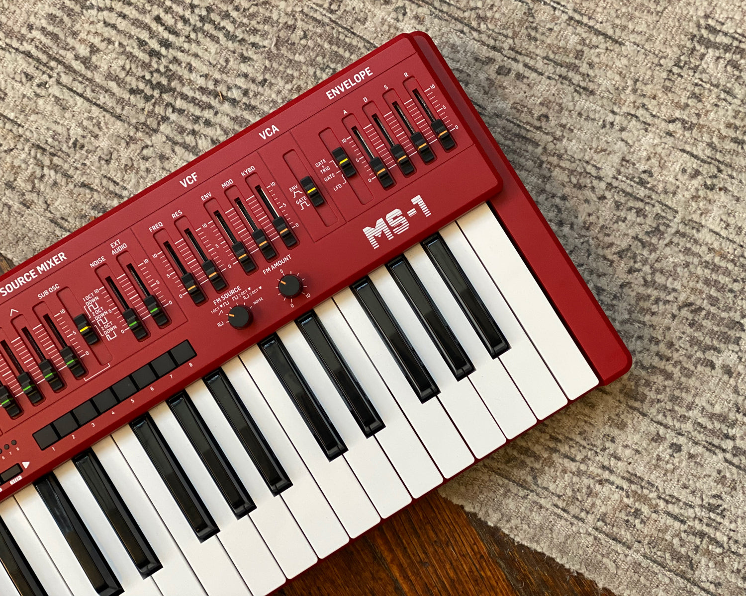 Behringer MS-1 (MS-101) Red Analog Synthesizer – Found Sound
