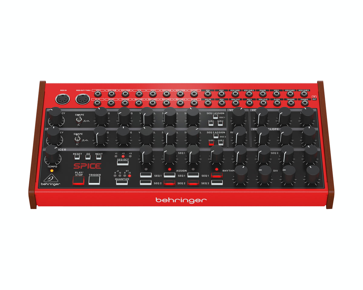 Behringer Spice Analogue Semi-Modular Polyrhythmic Synth – Found Sound