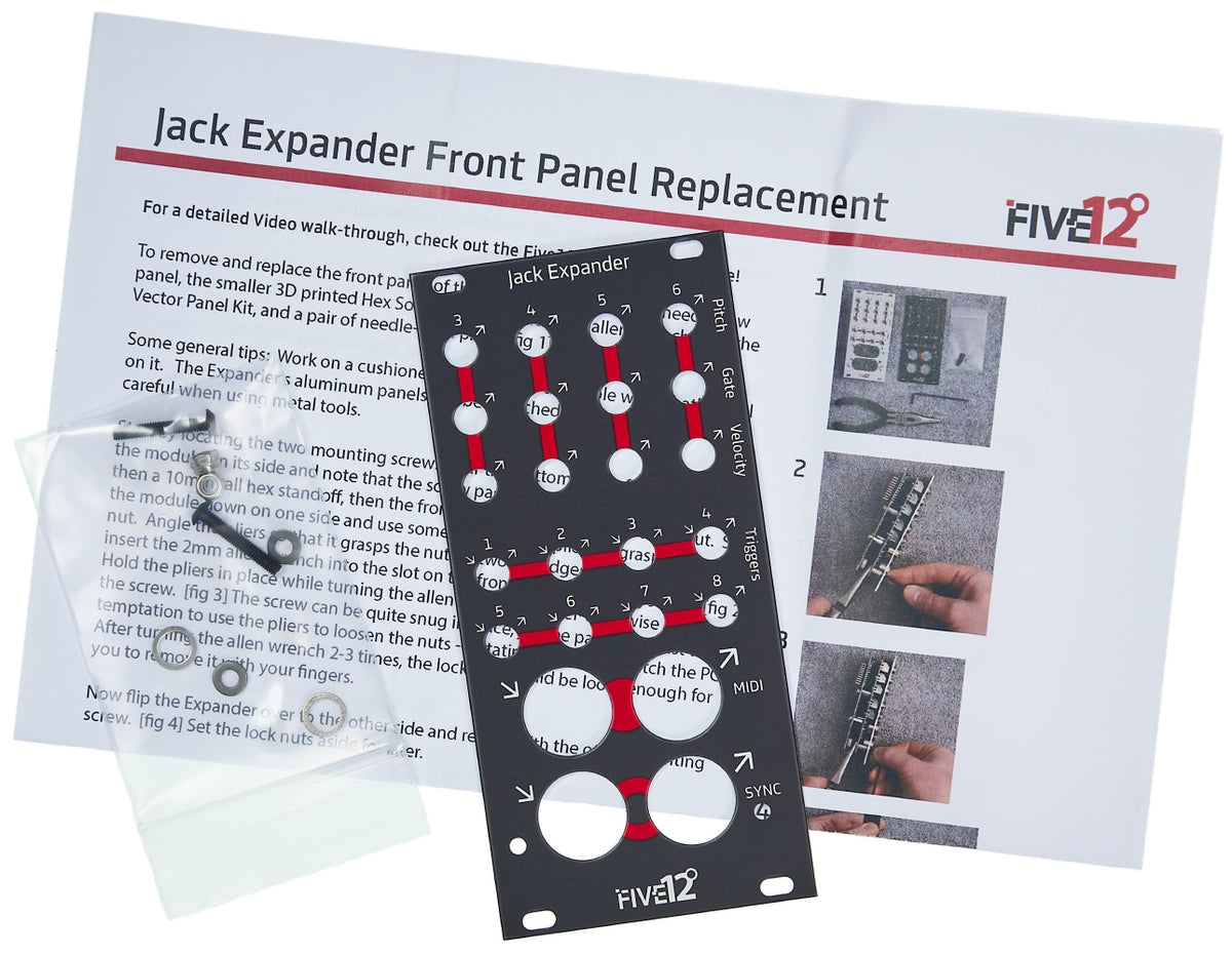Five12 Jack Expander - Black Panel Conversion Kit – Found Sound