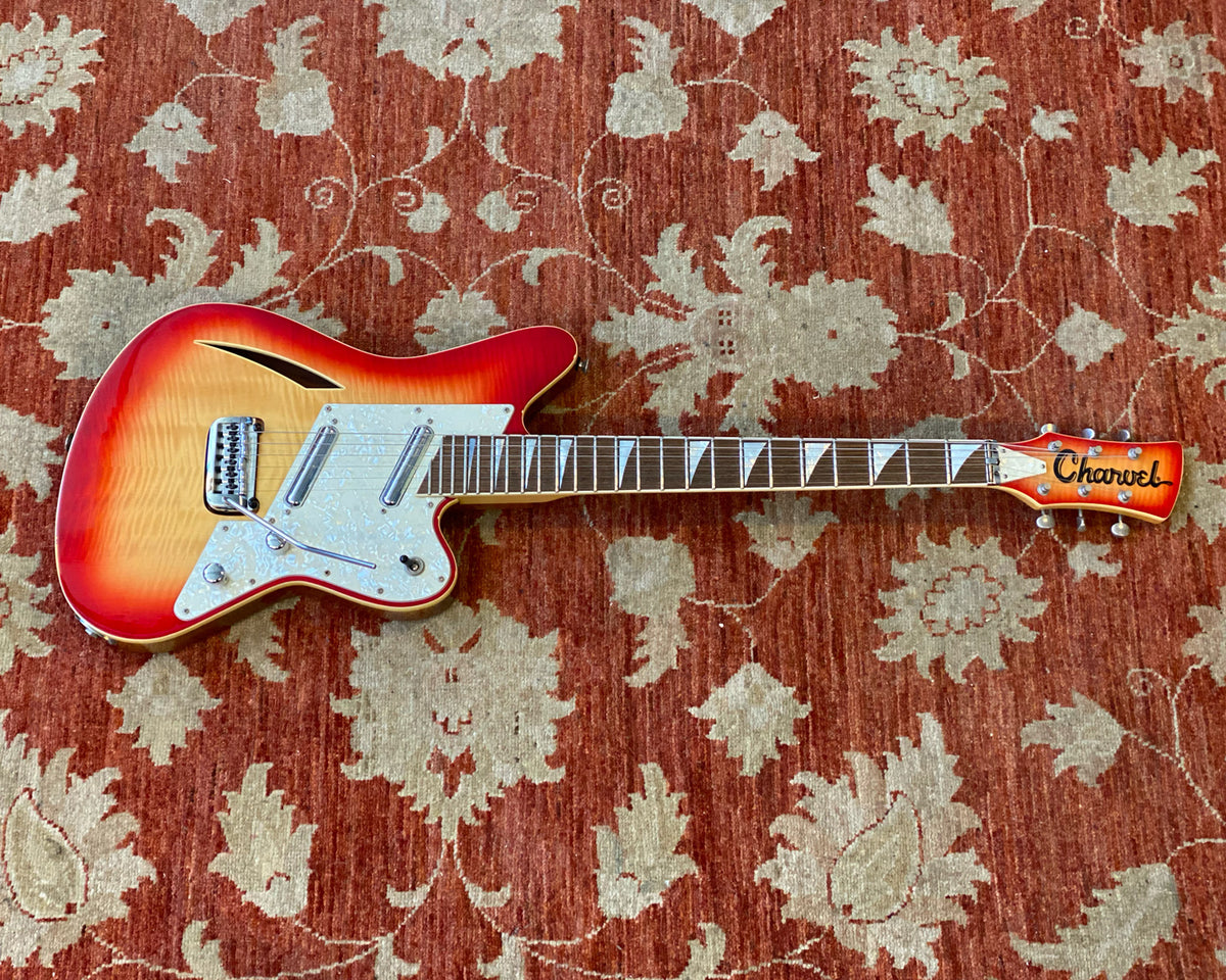 1993 Charvel Jackson SC1 Surfcaster - Cherry Sunburst - AAA Flame - Ma ...