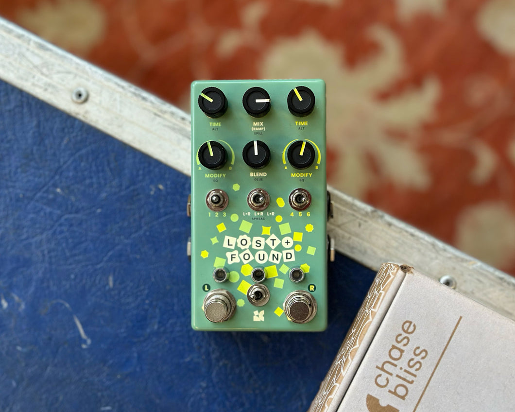 Chase Bliss Lost + Found Stereo Multi Effector Pedal – Found Sound