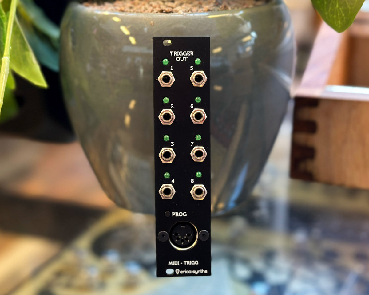 Erica Synths Midi to Trigger module – Found Sound