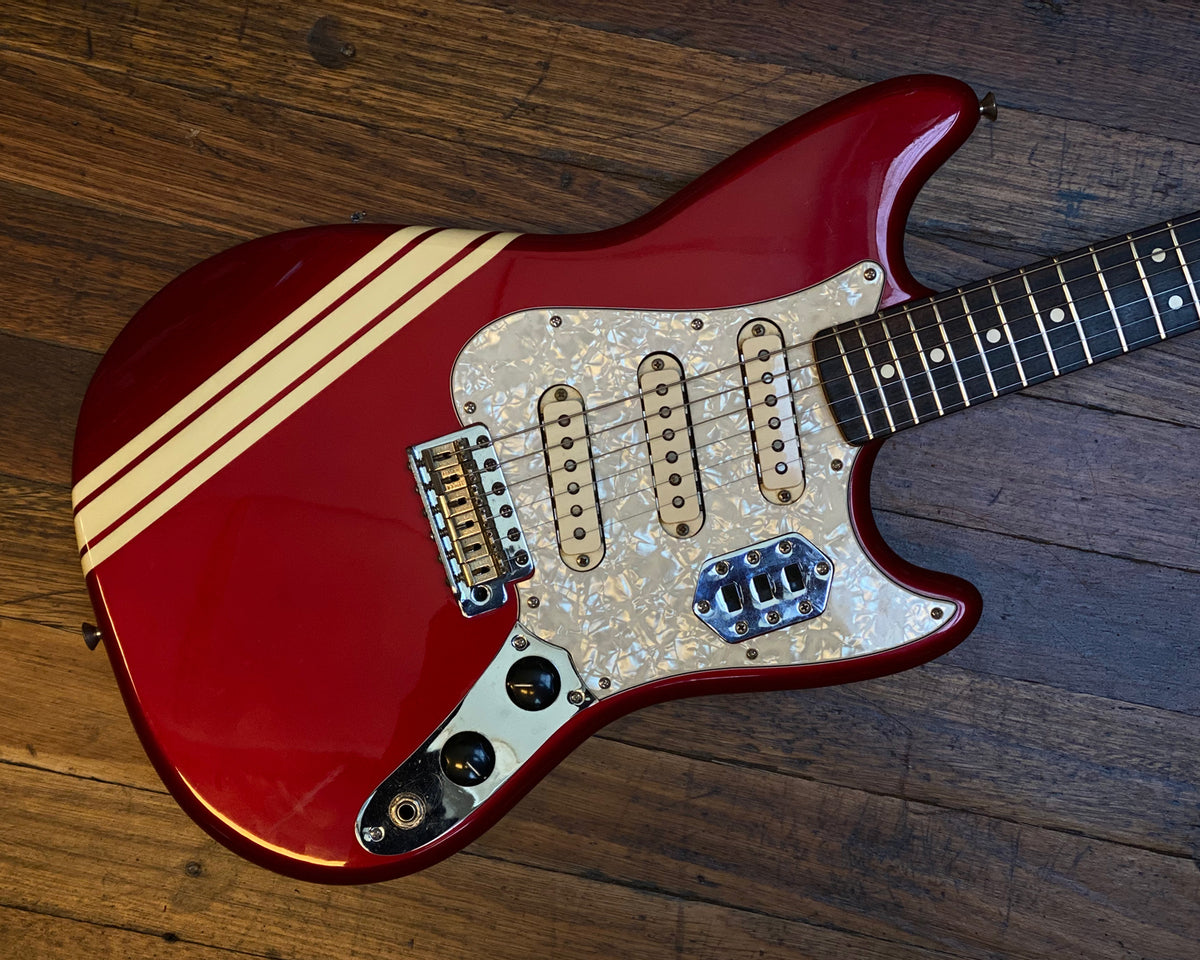 Rare Fender Deluxe Series Cyclone II - Competition Candy Apple Red ...