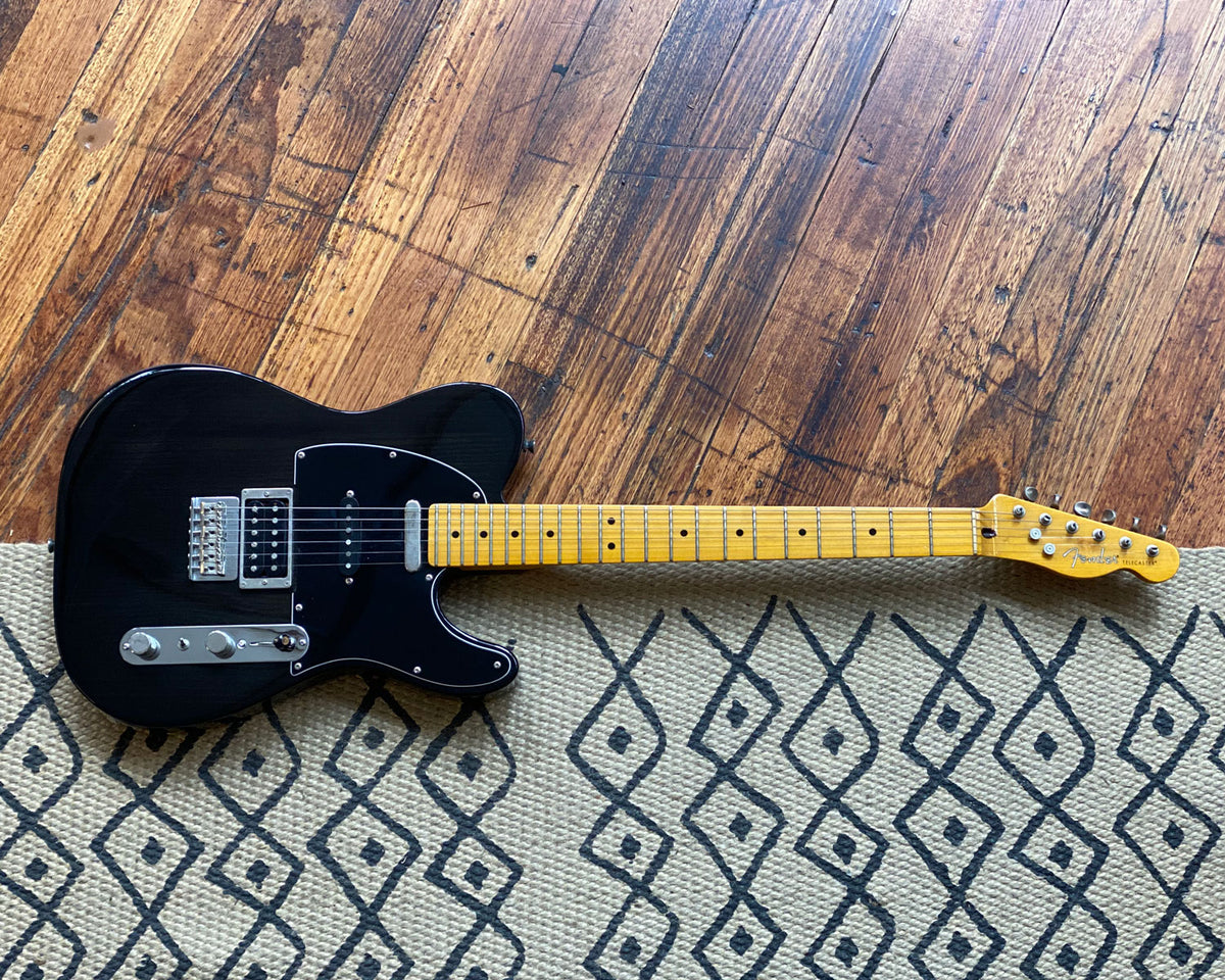 2014 Fender Modern Player Telecaster Plus - Charcoal Transparent / Nas ...