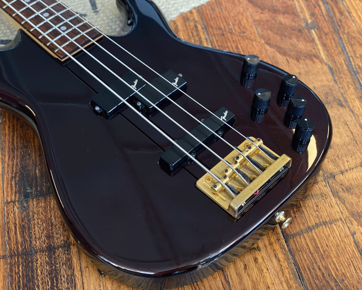'94 Fender Precision Bass Lyte - Montego Black – Found Sound