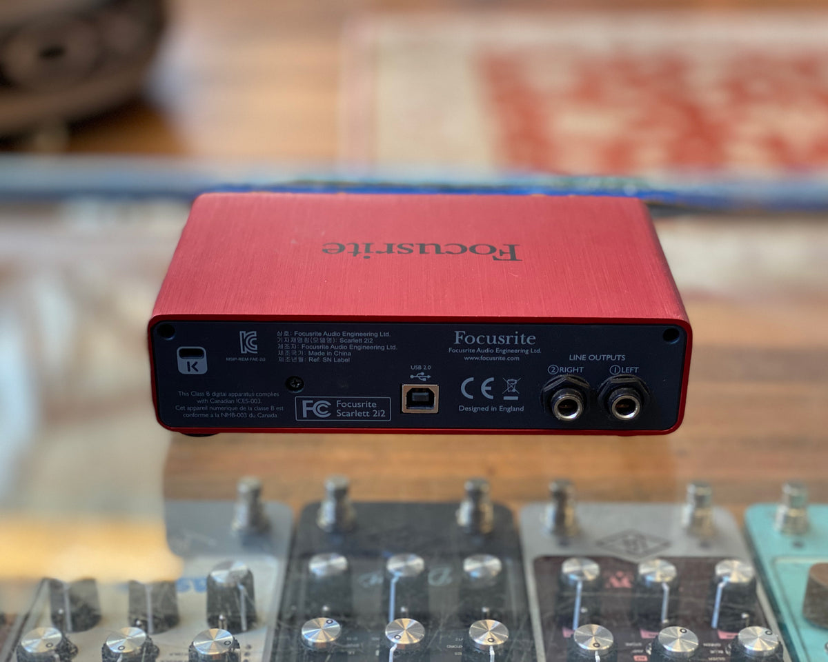 Focusrite Scarlett 2i2 (1st Gen) – Found Sound