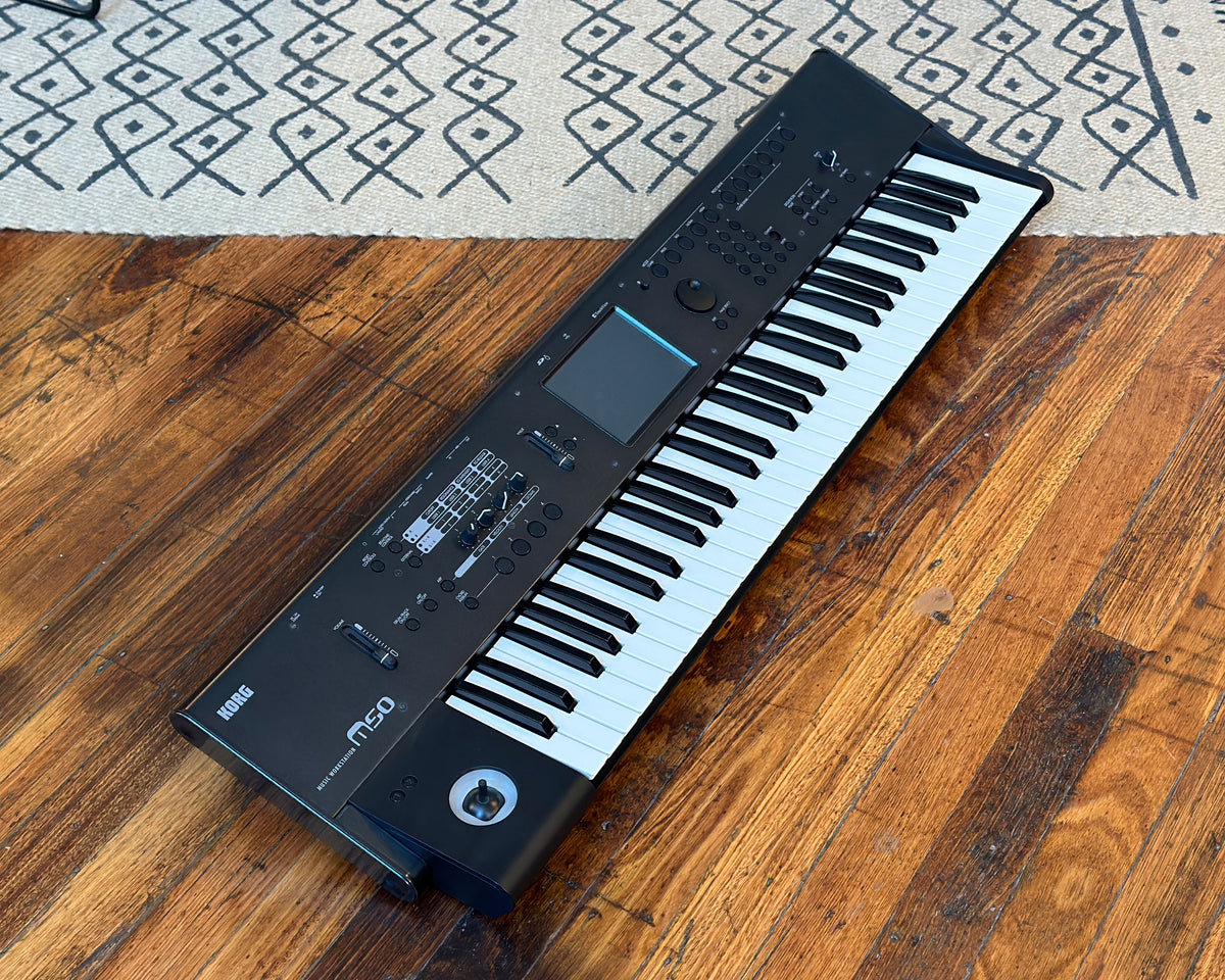 KORG M50 61 Workstation with Keyboard Stand – Found Sound