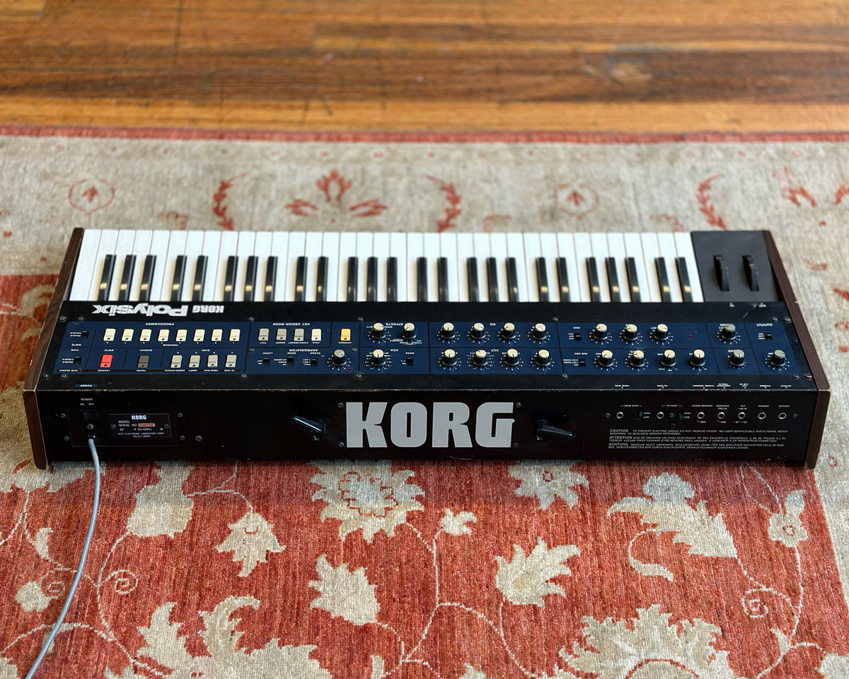 KORG PolySix Programmable 6 Voice Polyphonic Analogue Synthesizer ...