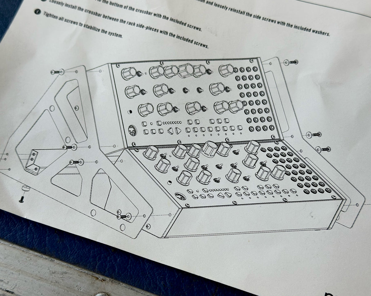Moog 2-Tier Rack Kit for 60HP Eurorack Case Mother 32 Subharmonicon an ...