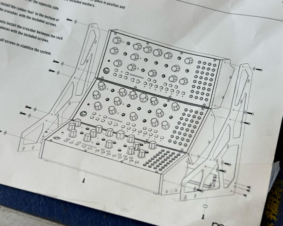 Moog 2-Tier Rack Kit for 60HP Eurorack Case Mother 32 Subharmonicon an ...