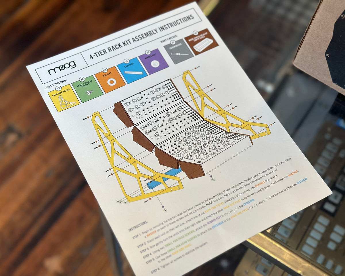 Moog 4-Tier Rack Kit – Found Sound