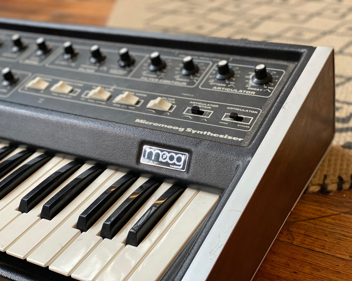 Moog MicroMoog Monophonic Analogue Synthesizer – Found Sound