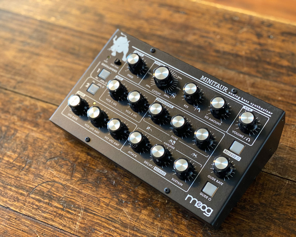 Moog Minitaur w/ Moog Rack Ears – Found Sound