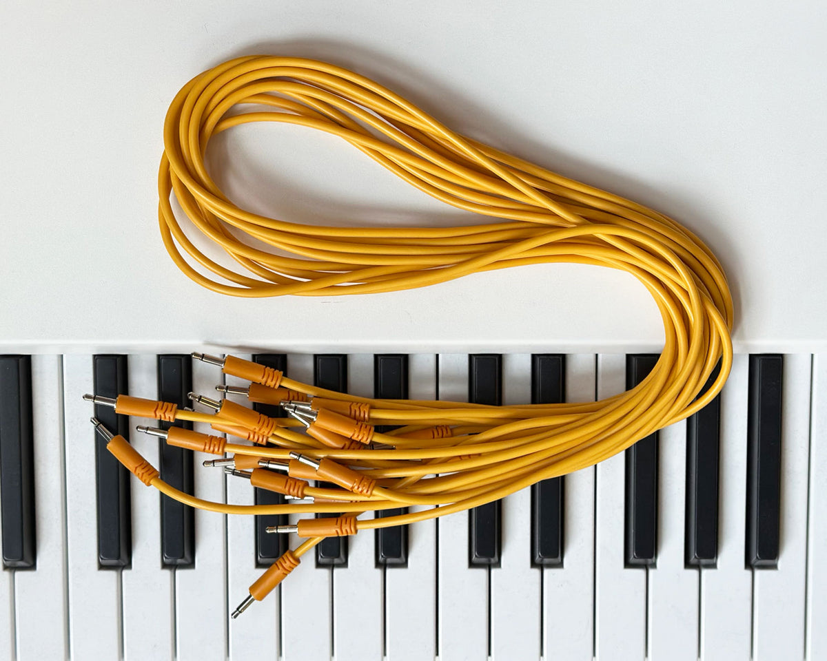 Polar Noise Eurorack Patch Cable 90cm - 10 Pack (Yellow) – Found Sound