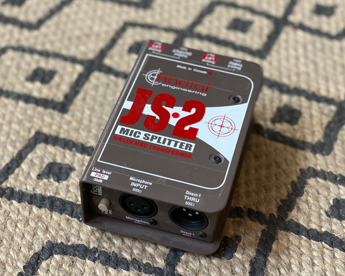 Radial JS2 Mic Splitter – Found Sound