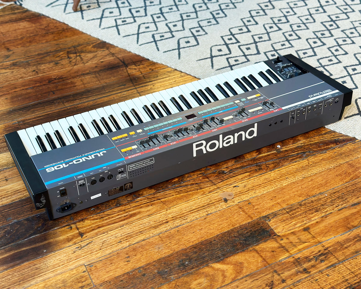 '85 Roland Juno 106 Analogue Polyphonic Synthesizer Japan *Serviced ...