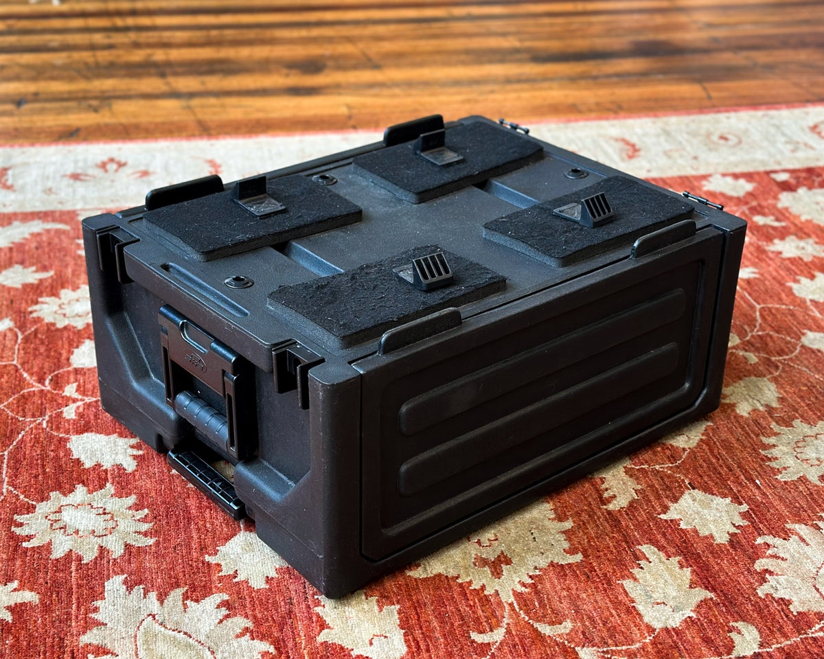 SKB Molded 4U Studio Flyer Rack Case with Handle and Wheels – Found Sound