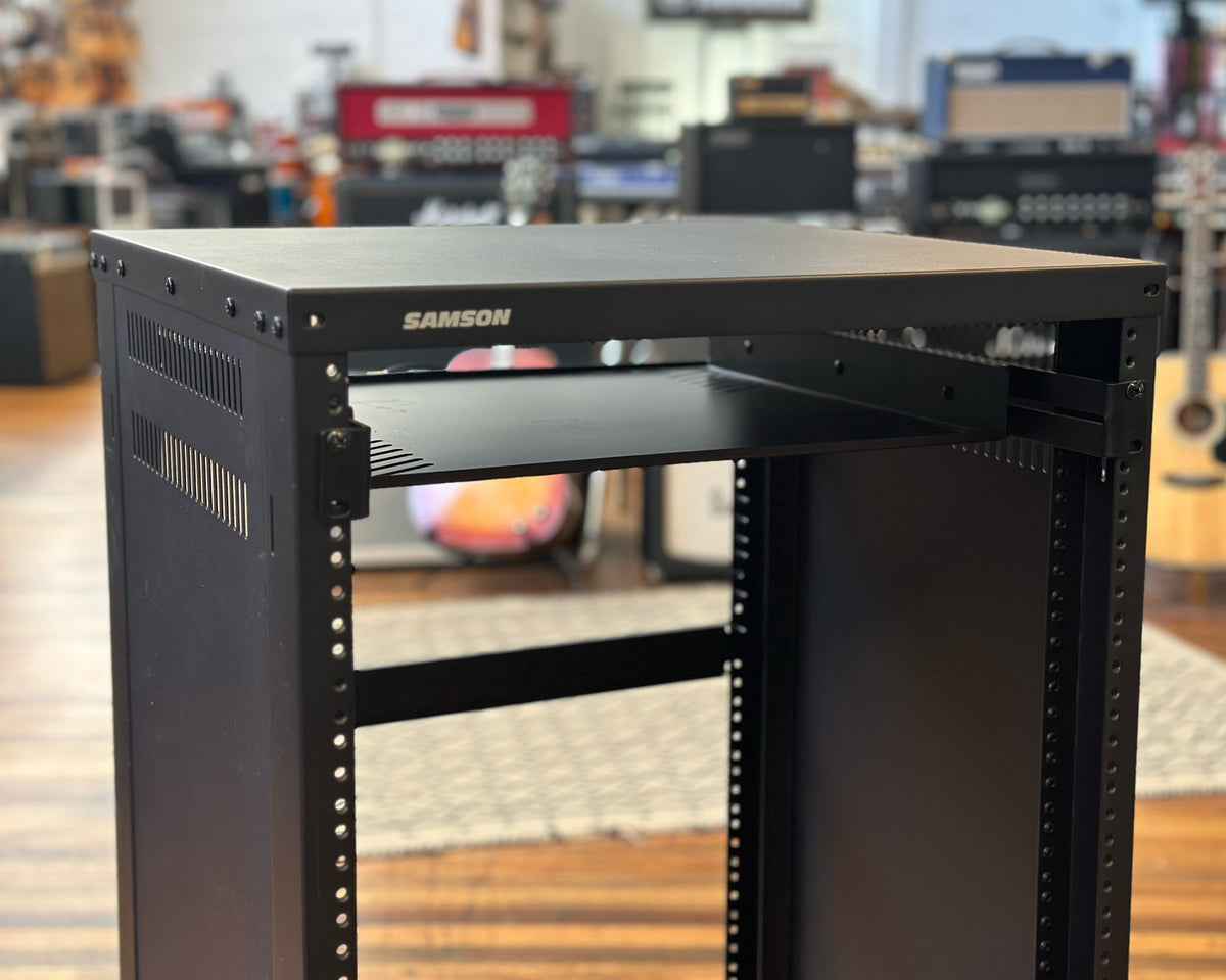 Samson SRK21 21 Unit Universal Rack Stand w/ Locking Casters – Found Sound