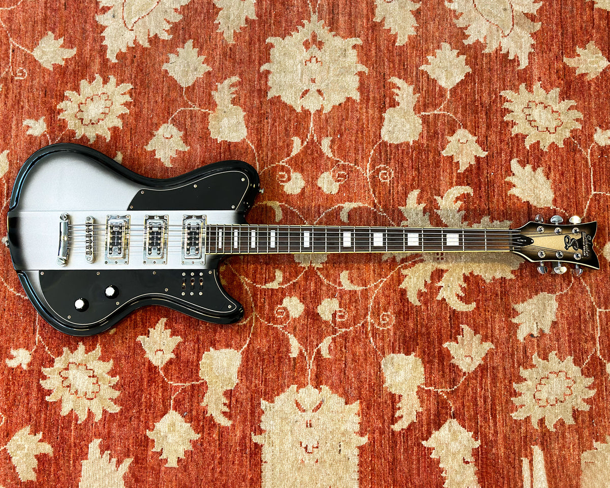 Schecter Ultra VI 6-String Bass Guitar - Silverburst – Found Sound