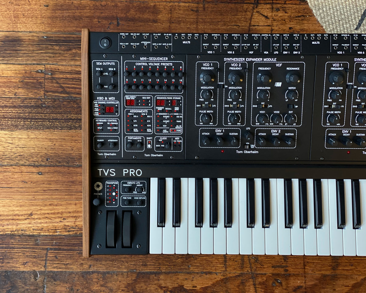 Tom Oberheim Two-Voice Pro - Black with Original Box & Paperwork ...