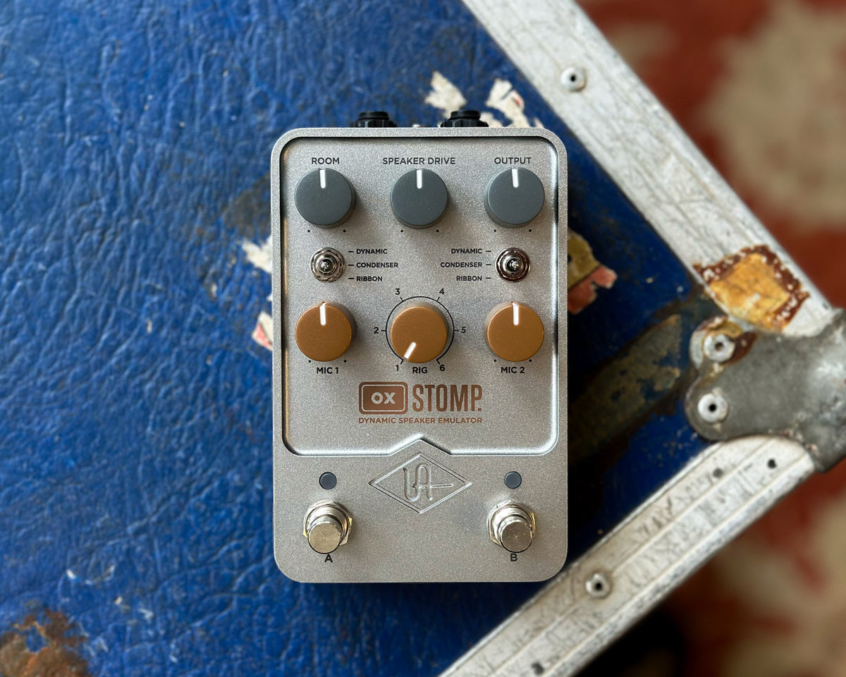 Universal Audio OX Stomp Dynamic Speaker Emulator – Found Sound