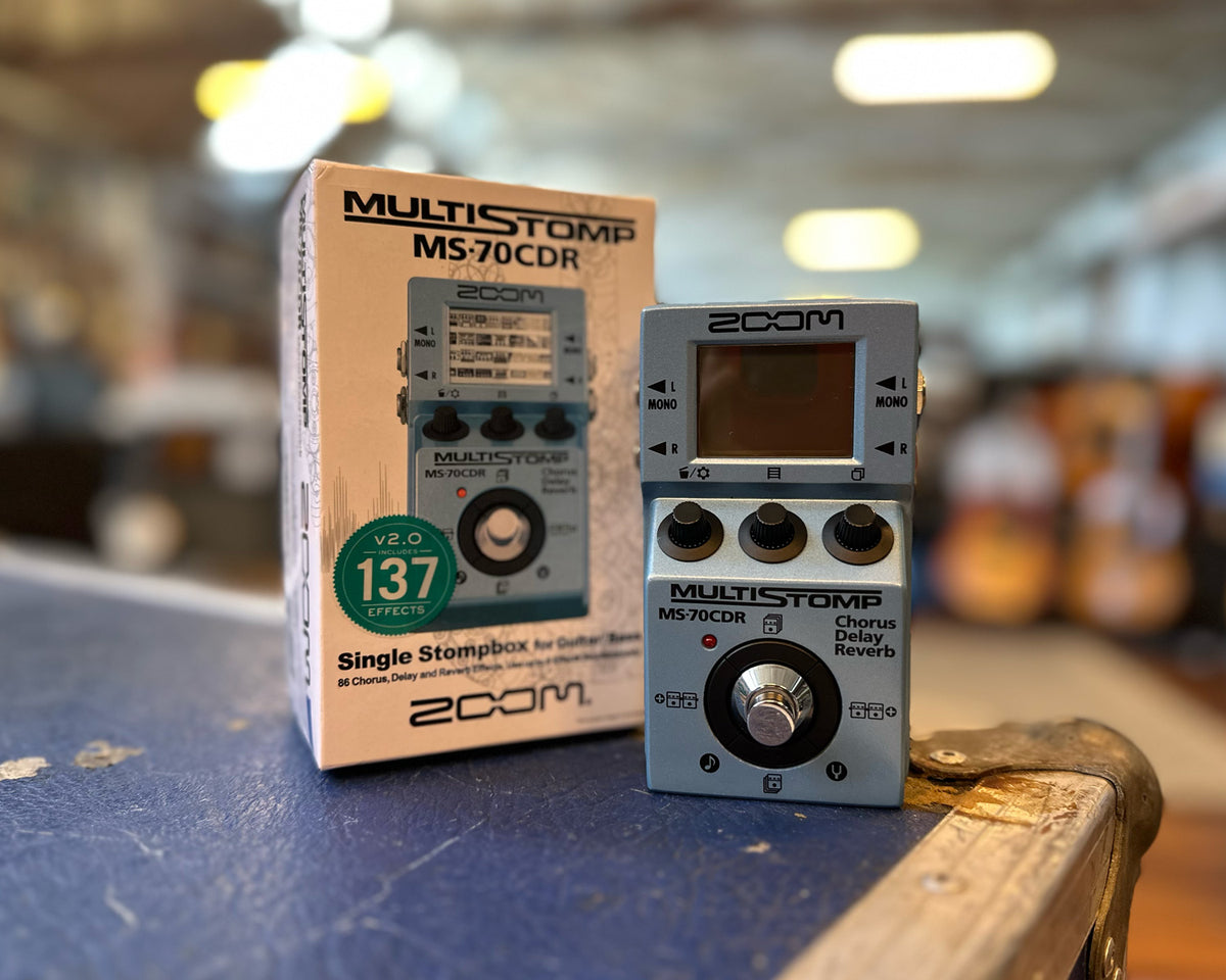 Zoom MultiStomp MS-70CDR Chorus Delay Reverb Pedal – Found Sound