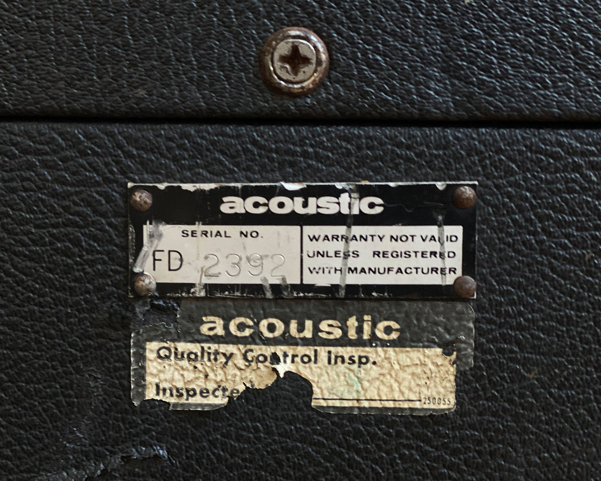 Acoustic Control Corp Model 405 4x12 Cab – Found Sound