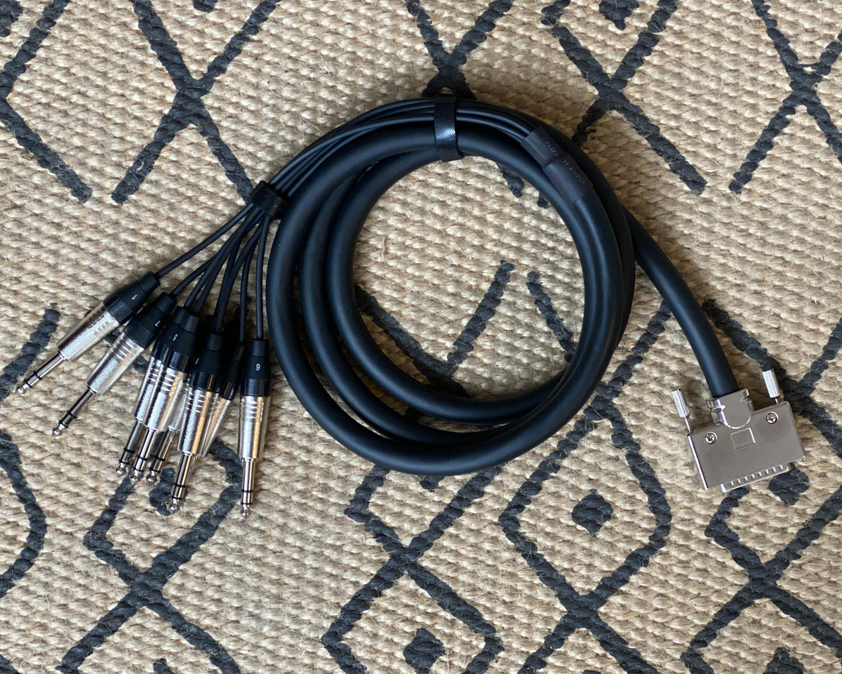 Alva Cableware DB25 to 8 X TRS Loom 2m – Found Sound