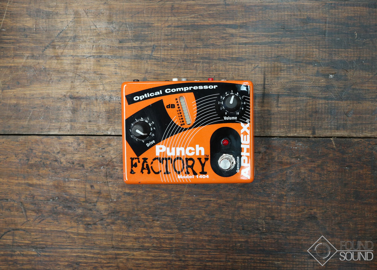 Aphex Punch Factory Model 1404 Optical Compressor Pedal – Found Sound
