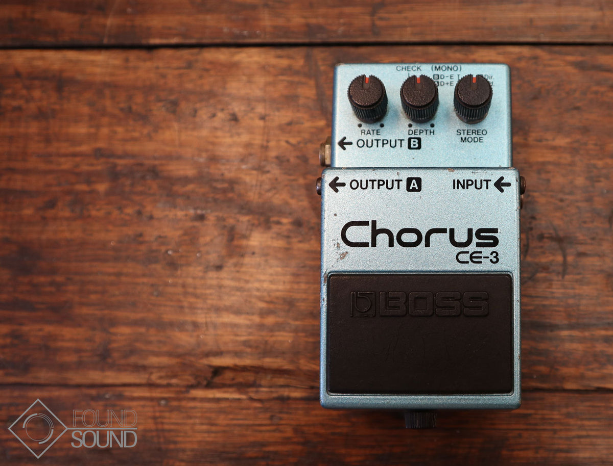 BOSS CE-3 Analogue Chorus Pedal – Found Sound