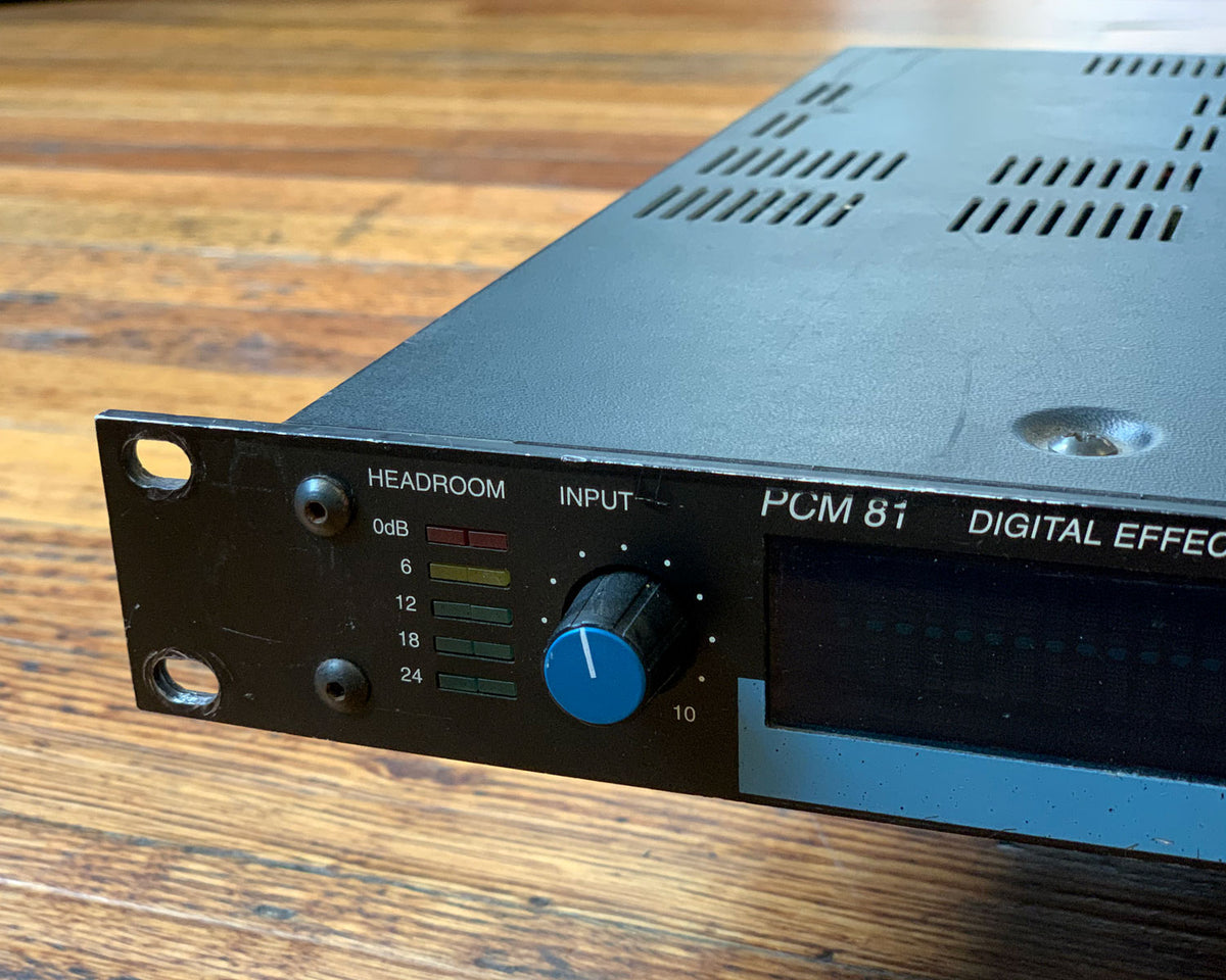 Lexicon PCM 81w/ PCM80 Pitch Fx Card – Found Sound