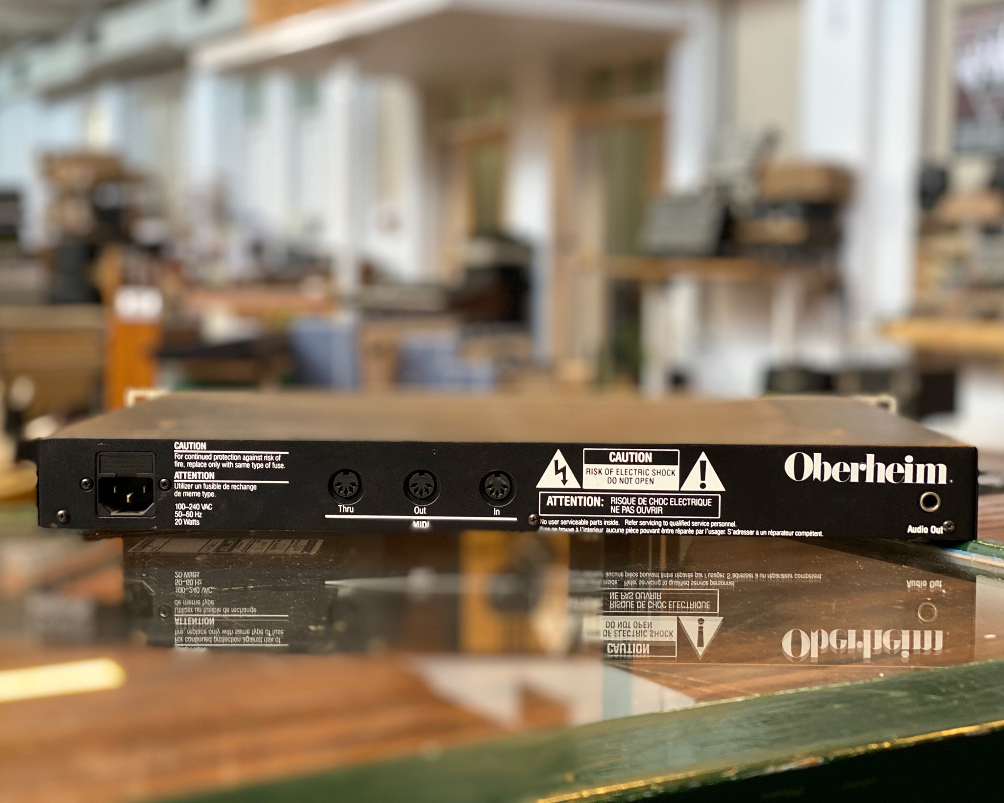 White-Face Oberheim Matrix-1000 Analogue Synth Module – Found Sound