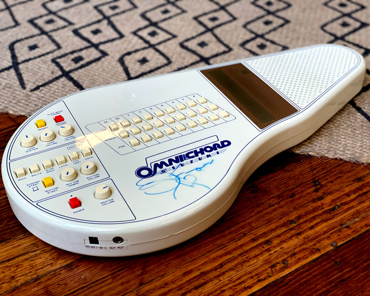 Suzuki Omnichord OM-27 w/ OHSC - *Signed by Daniel Lanois* – Found Sound