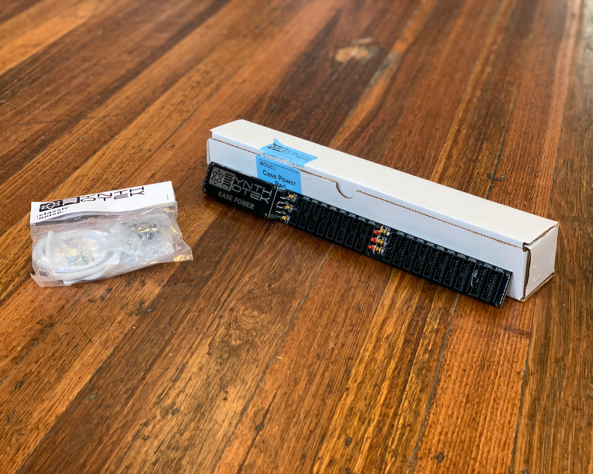 SynthRotek Case Power Red & Power Entry – Found Sound