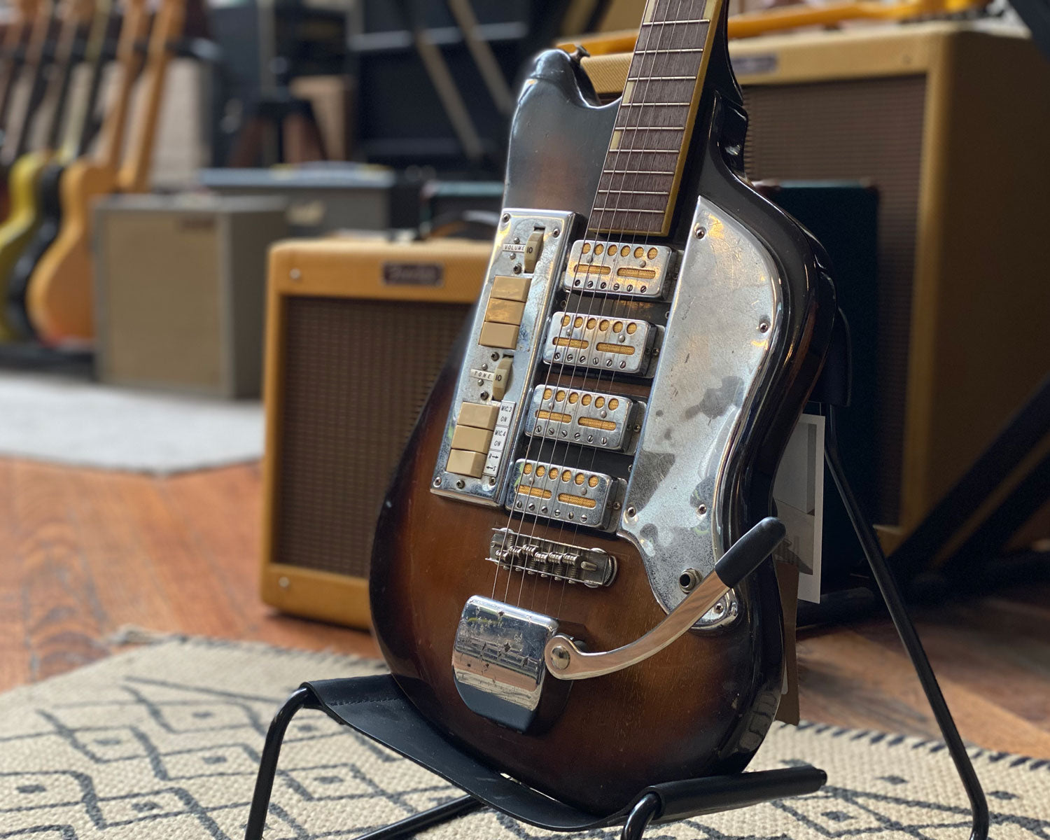 Teisco SS4L v2 'Orbit Four' - w/ Bigsby Arm 🚀 – Found Sound